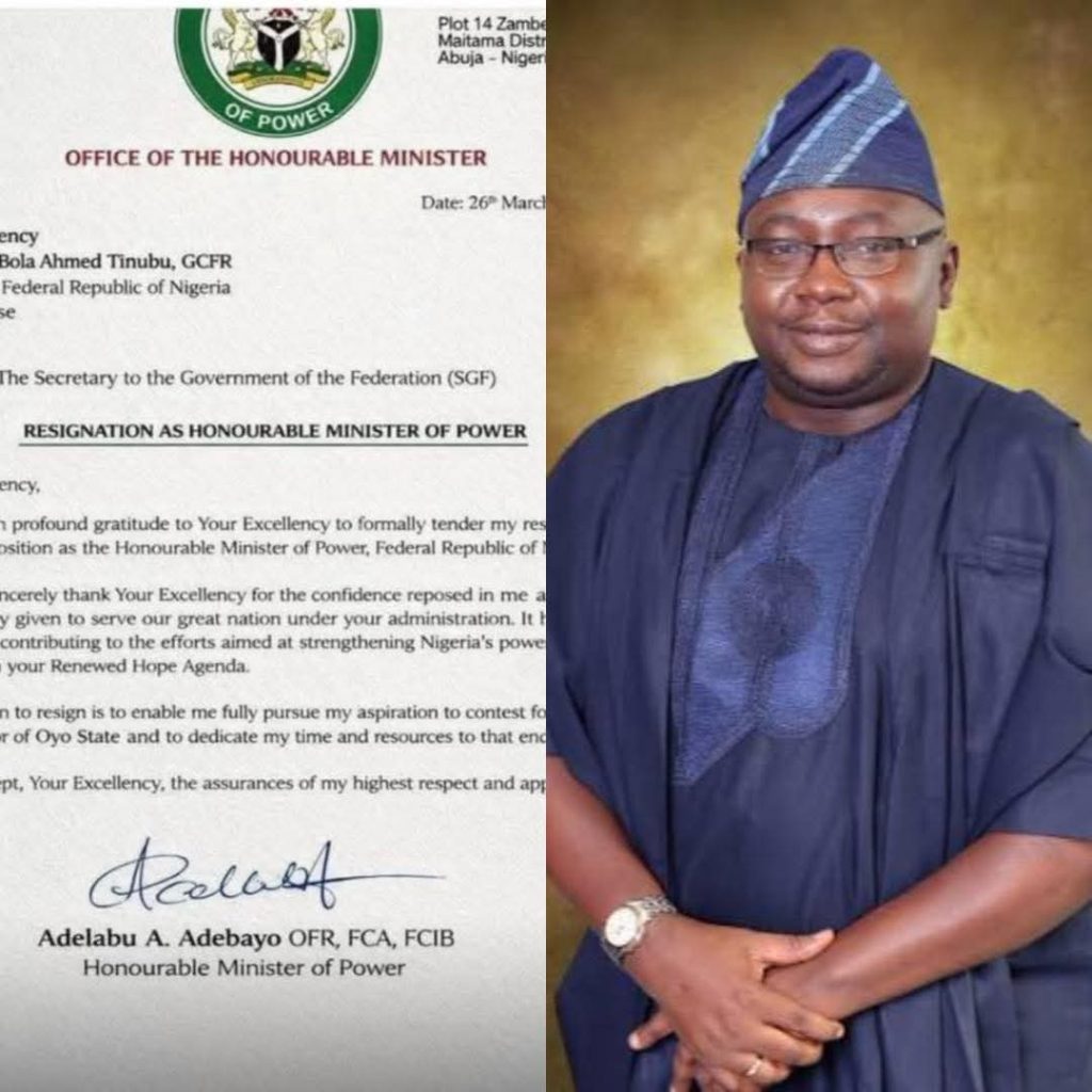 BREAKING: Oyo 2027: Bayo Adelabu Resigns as Minister of Power for ...
